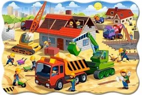 Castorland Stavba domu MAXI / 20 dílků / od 4 let
