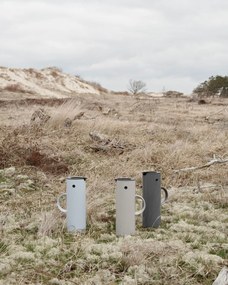 Stelton Vakuová termokonvice EM77 Cloud 1 l, modrá barva, šedá barva, sklo, kov, plast