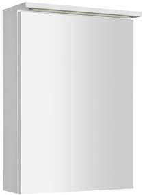 Aqualine Aqualine, KAWA STRIP Galerka s LED osvětlením 50x70x22cm, bílá, WGL50S