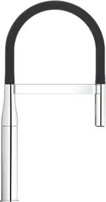 Grohe Essence - Dřezová baterie s flexibilním ramenem s přepínačem chr