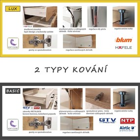CREATIVA wh | horní skříňka CRE-53G s odkapávačem | 80 cm | VÝBĚR KORPUSU | bílá lesk