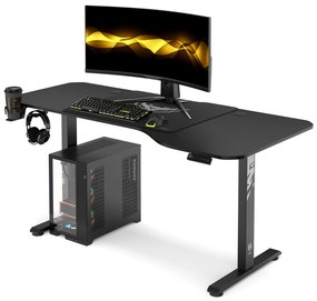 Elektricky výškově nastavitelný stůl 160 cm černý: Diablo X-Tensio 1600
