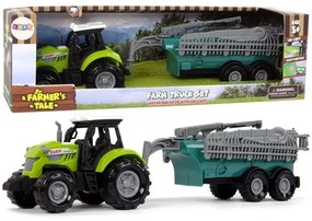 115385 Daffi Traktor s postřikovačem - Zelený, 23cm