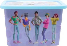STOR Úložný box 7l K-Pop: Lovkyně démonů / Uzavíratelný box s víkem /