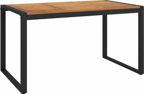 Zahradní stůl s nohami ve tvaru U 140x80x75 cm masivní akácie 319515
