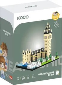 KOCO Stavebnice mini Big Ben / 523 dílků + 2 figurky / plast / 6+