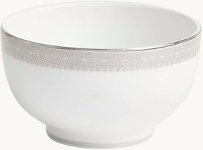 Miska z kostního porcelánu Fine Bone China Vera Wang Lace Platinum
