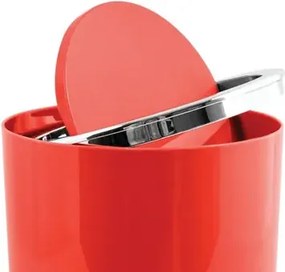 MSV KAMAKA výklopný odpadkový koš 6 L červený / plast