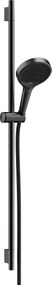 Hansgrohe Rainfinity, sprchová sada 130 3jet EcoSmart s tyčí S Puro 90 cm, kartáčovaný černý chrom, HAN-28744340