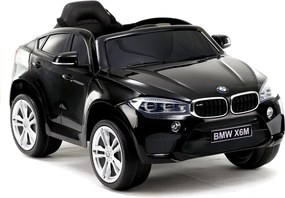 LEAN CARS Elektrické auto BMW X6 černé lakované
