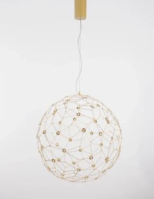 LED lustr Sole 80 zlaté