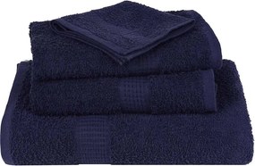Ručníky FROGN 4 ks tmavě modré 30x30 cm 360 g/m² 136777