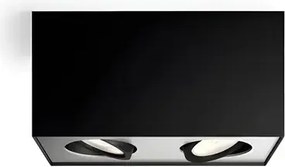 Philips Box 2x4,5W černá / LED stropní bodové svítidlo / 1000 lm / 220