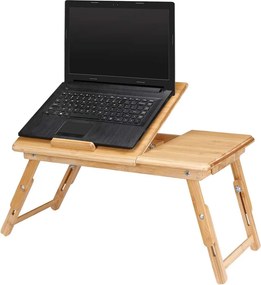 Deuba Bambusový stolek na notebook
