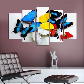 Vícedílný obraz Motýli 110x60 cm