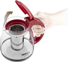 Lamart LT7074 VERRE - konvice 1,5l, červená