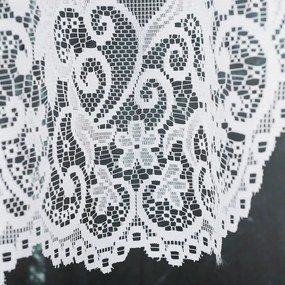 Dekorační oblouková krátká záclona na žabky BERENIKA 170 bílá 300x170 cm MyBestHome
