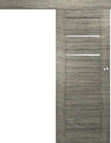 posuvné interiérové dveře na stěnu vasco doors IBIZA model 3 Průchozí rozměr: 70 x 197 cm, Orientace dveří: Levé dveře, Dekor: Dub pálený