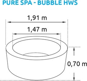 Vířivka Intex Pure Spa Bubble HWS 11400217