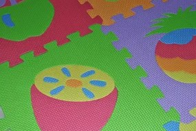 ORION Pěnové puzzle Ovoce / 9 dílků / 28 x 28 cm / od 3 let