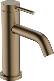 Hansgrohe Tecturis S, páková umyvadlová baterie 80 CoolStart EcoSmart+ s odtokovou soupravou, kartáčovaný bronz, HAN-73302140