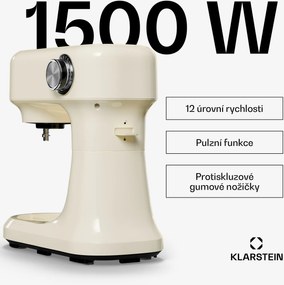 Klarstein Bella Evo kuchyňský robot | planetární míchací systém | 3 nástavce na mixování | 1500 W | 5 l