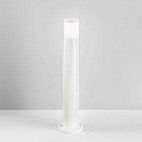 FAN I-FOCUS-R-P-BCO Sloupkové svítidlo Paletto, kruhové, polykarbonátové, bílé, 1 x GU10, 17.5 x 17.5 x 77.5 cm - FANEUROPE