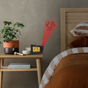 Digitální projekční budík řízený rádiovým signálem LAVVU PROJECTION s češtinou