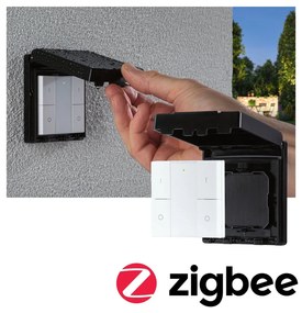 P 50137 Vypínač Smart Home Zigbee On/Off/Dimm venkovní černá - PAULMANN