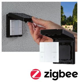 P 50137 Vypínač Smart Home Zigbee On/Off/Dimm venkovní černá - PAULMANN