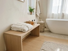 Froté župan Deluxe bílý Velikost: XXXL