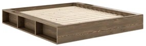 ZIGGY BED by KARUP - 160*200 cm carob pine (hnědá) + 2 x tatami 80*200 cm