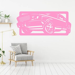 Živá Zeď Samolepka na zeď Auto Ford Mustang Barva: černá