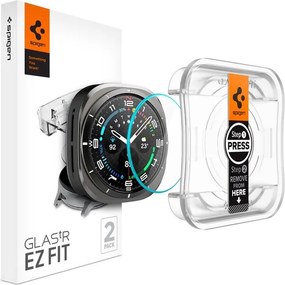 Spigen Glass tR EZ Fit sklo Samsung Galaxy Watch Ultra čiré (2 ks)