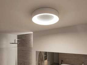 Paulmann 71095 Casca, koupelnové stropní svítidlo LED 23W White Switch, matný chrom, průměr 40cm, IP44