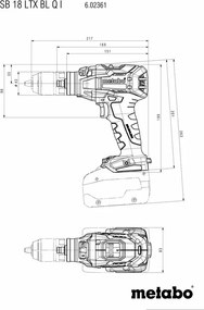 Metabo SB 18 LTX BL Q I 602361840
