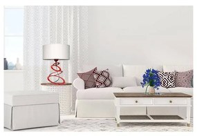 Stolní lampa Indigo, 1x textilní stínítko (výběr ze 3 barev), (výběr ze 3 barev konstrukce), o