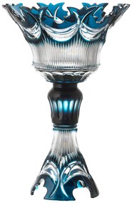 Váza Diadem, barva azurová, výška 455 mm