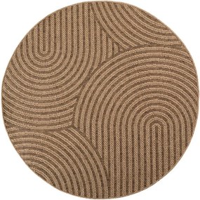 Kulatý vnitřní a venkovní koberec ø 200 cm Timber 1401 – Ayyildiz Carpets