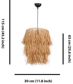 OPVIQ Závěsné osvětlení TASSEL 390FLH1811