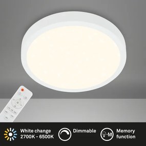 Briloner 3704-016 - LED Stmívatelné stropní svítidlo RUNA LED/22W/230V bílá + DO