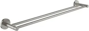 Grohe Essentials - Dvouramenný držák na ručníky supersteel