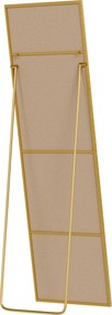 Zrcadlo Benicia 140x40 cm – zlatá lesklá