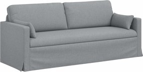 Set pohovek 2 ks Světle šedá textil 3407581