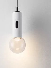 LED stmívatelný bílý moderní lustr Chronos