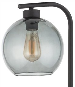TK LIGHTING Stolní lampa - CUBUS 5102, 230V/15W/1xE27, grafit/černá