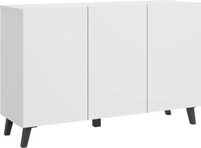 Klasická bílá komoda 120 cm na nožkách Phuket SB120