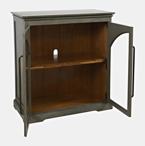 Komoda Avola 84 cm z masivu šalvějově šedá