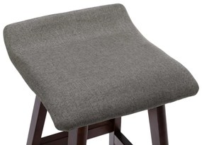 Petromila Barové židle 2 ks tmavě šedé textil