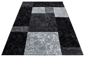 Ayyildiz, Kusový koberec Hawaii 1330 black, 80x300, černá, kancelář